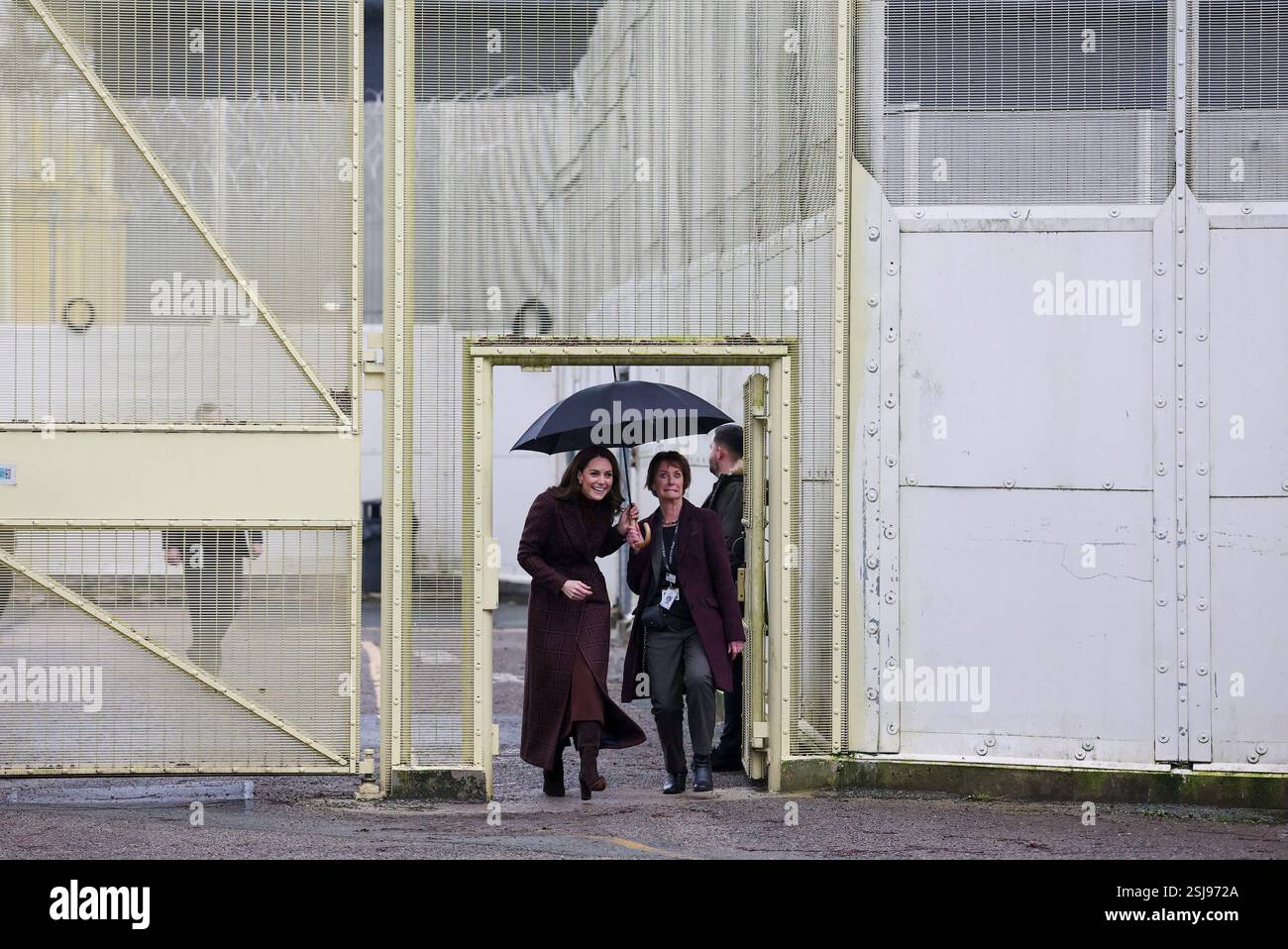 The Princess of Wales, Patron of Action for Children, during a visit to ...