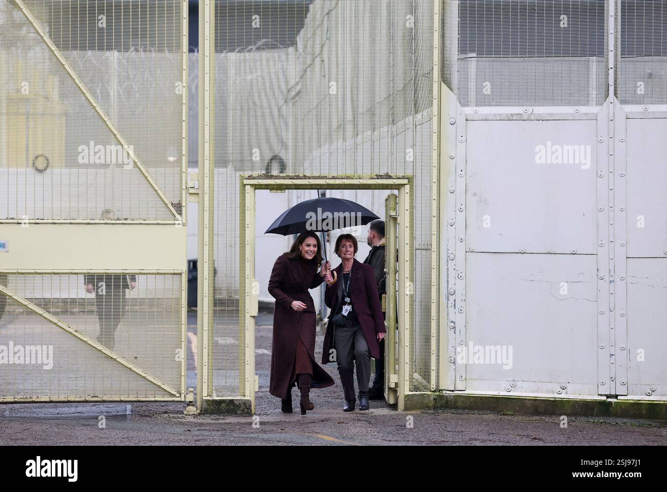 Britain's Kate, Princess of Wales, visits a mother and baby unit at HMP ...