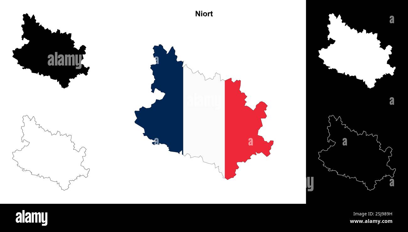 Niort eps map hi-res stock photography and images - Alamy