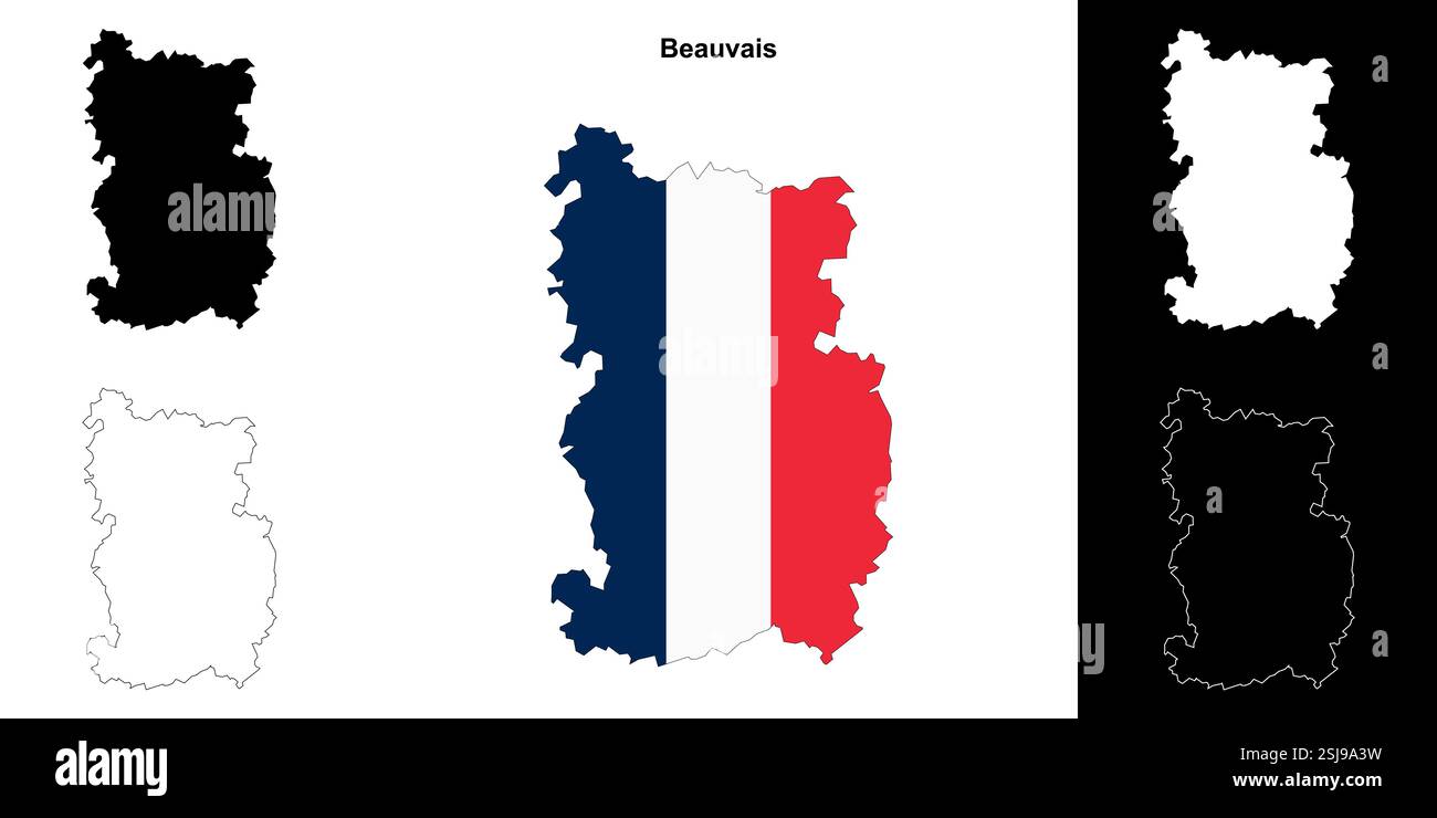 Beauvais eps map hi-res stock photography and images - Alamy