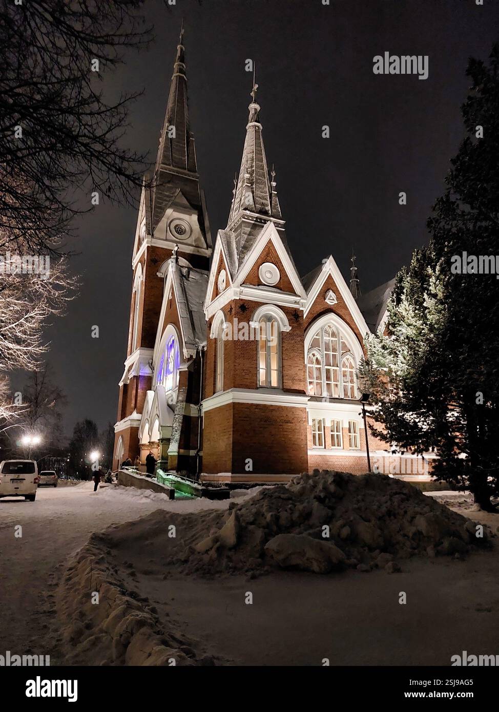 Neo gothic architecture snowfall hi-res stock photography and images ...