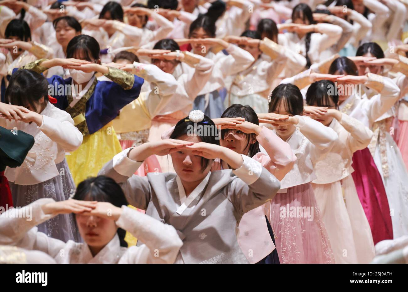 Graduation ceremony at Dongmyeong girls high school South Korea Girls ...