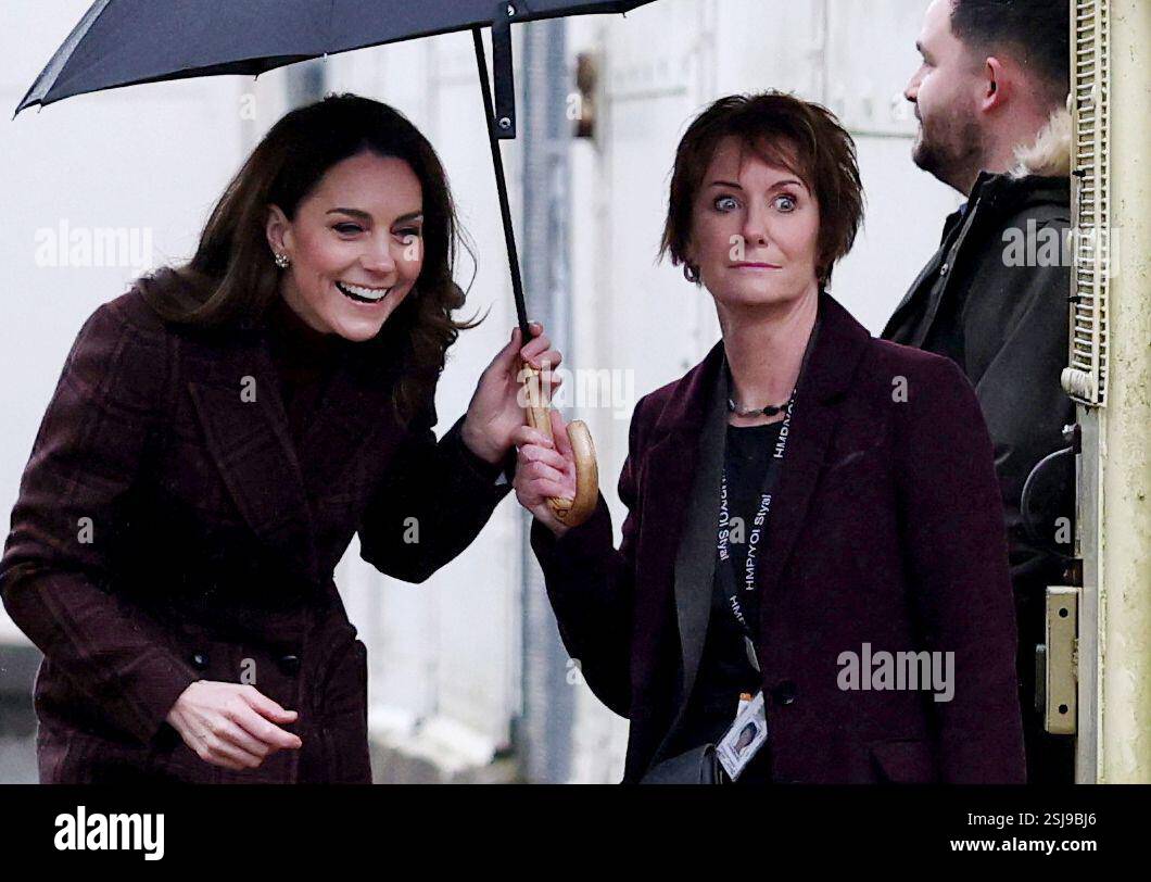 The Princess of Wales, Patron of Action for Children, during a visit to ...