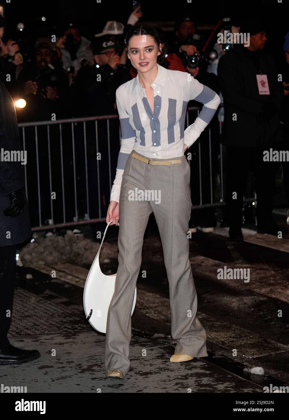 Photo by: XNY/STAR MAX/IPx 2025 2/10/25 Charlotte Lawrence arrives at ...