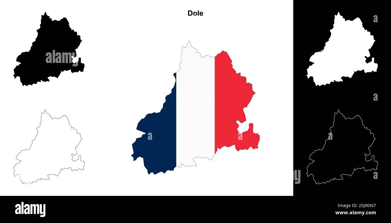 Dole silhouette map hi-res stock photography and images - Alamy
