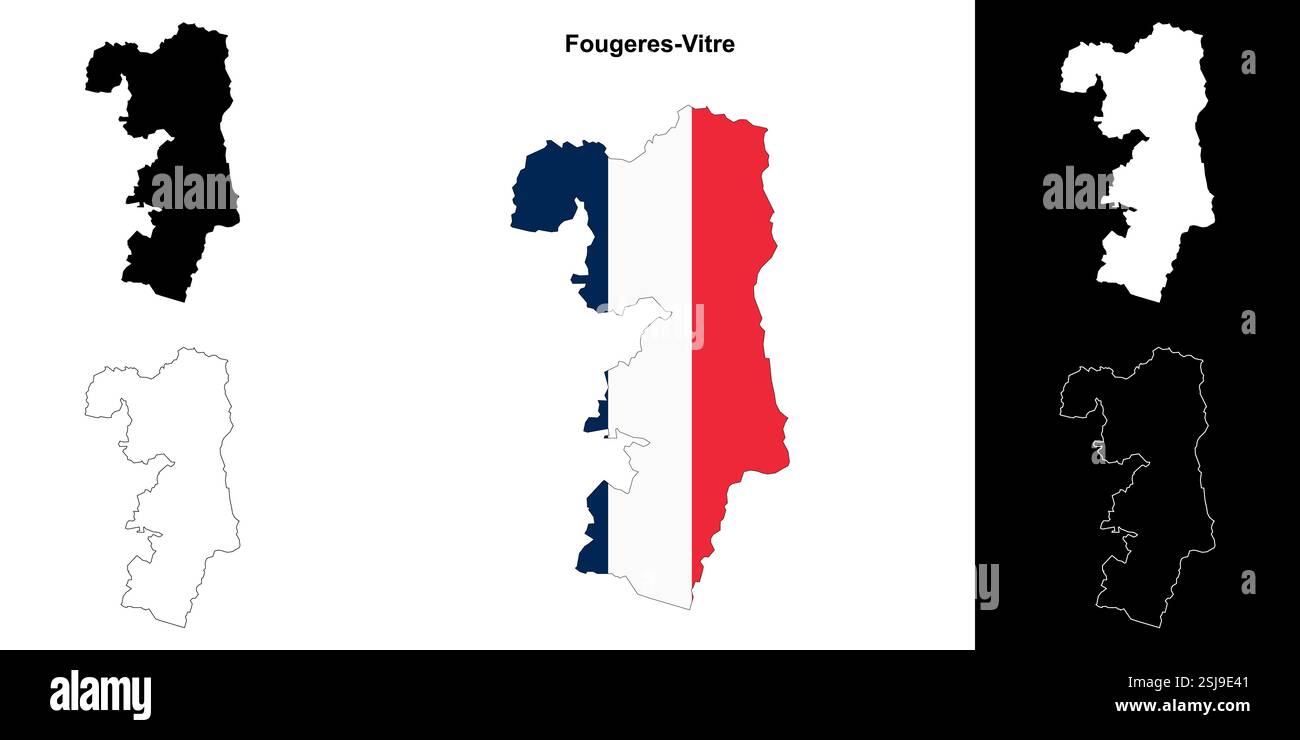 Map of fougeres hi-res stock photography and images - Alamy