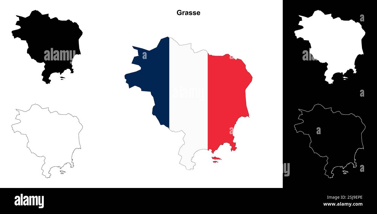 Grasse map hi-res stock photography and images - Alamy