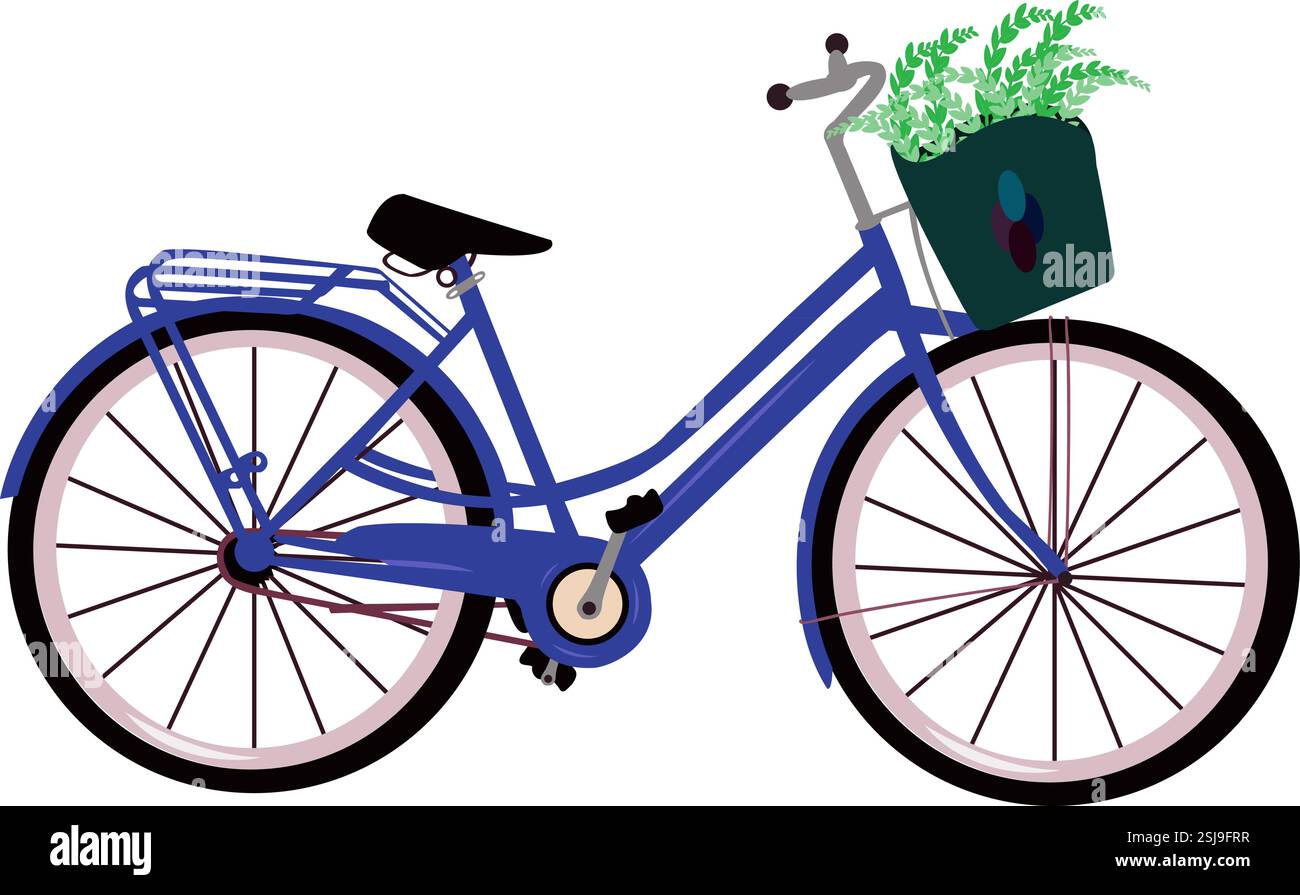 Dutch city bike Cut Out Stock Images & Pictures - Alamy