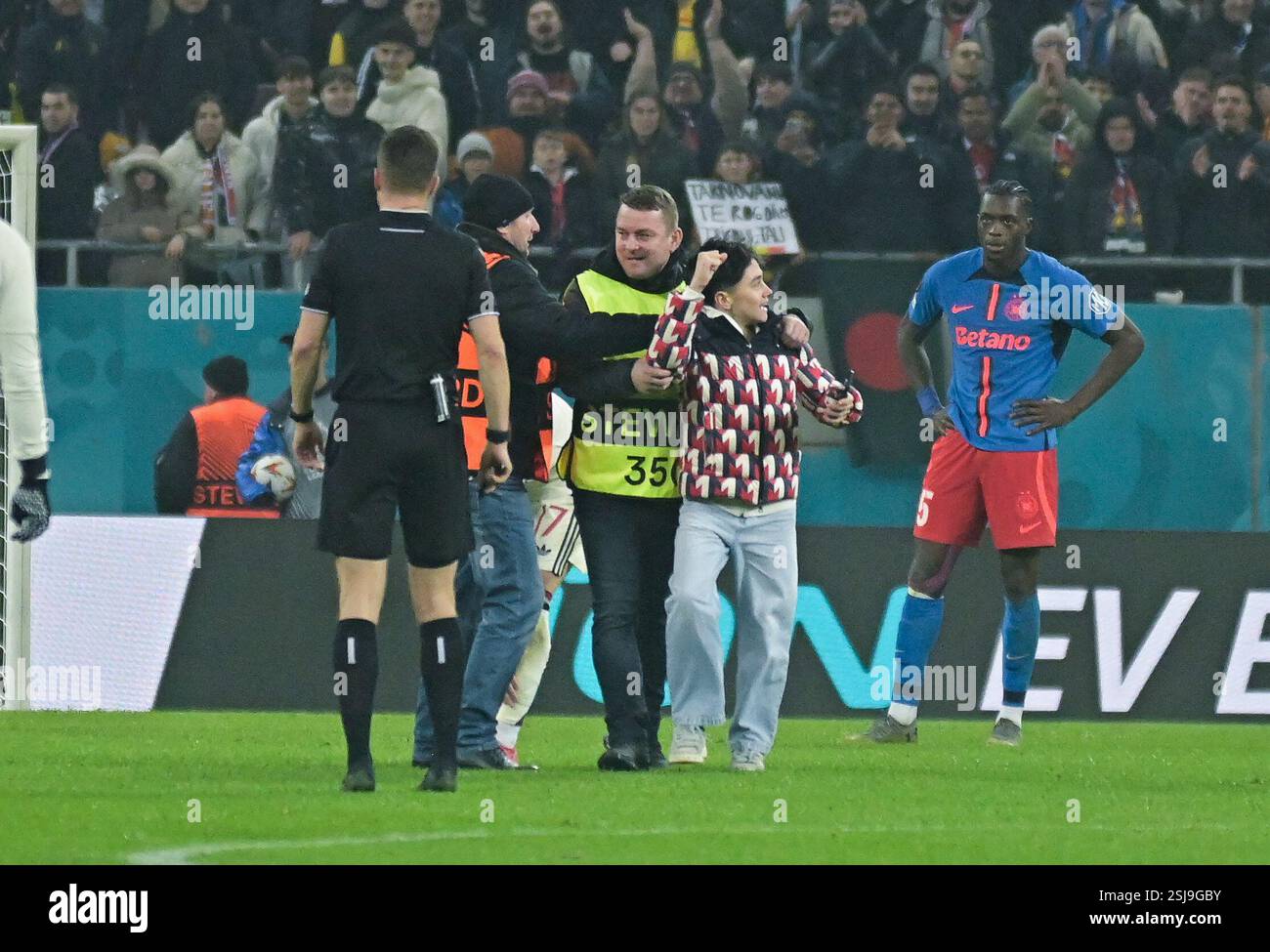 Pitch invasion invader hi-res stock photography and images - Alamy