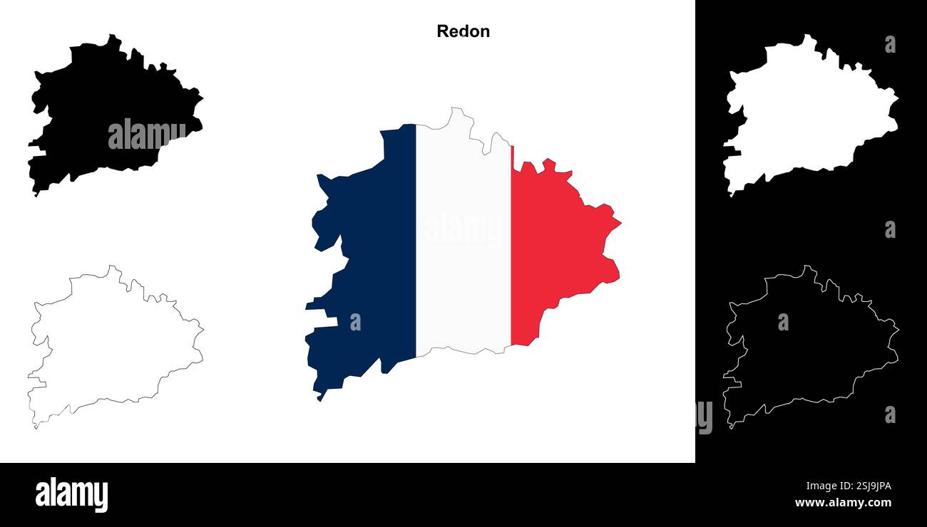 Redon eps map vector vectors hi-res stock photography and images - Alamy