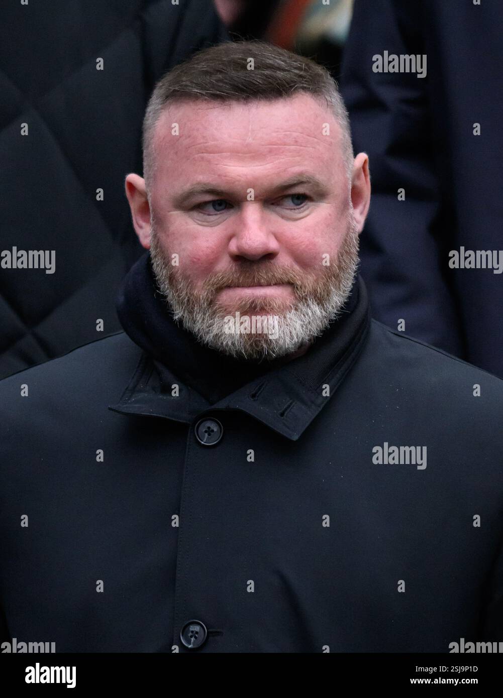 Manchester, UK. February 11th, 2025. Wayne Rooney at the funeral of ...