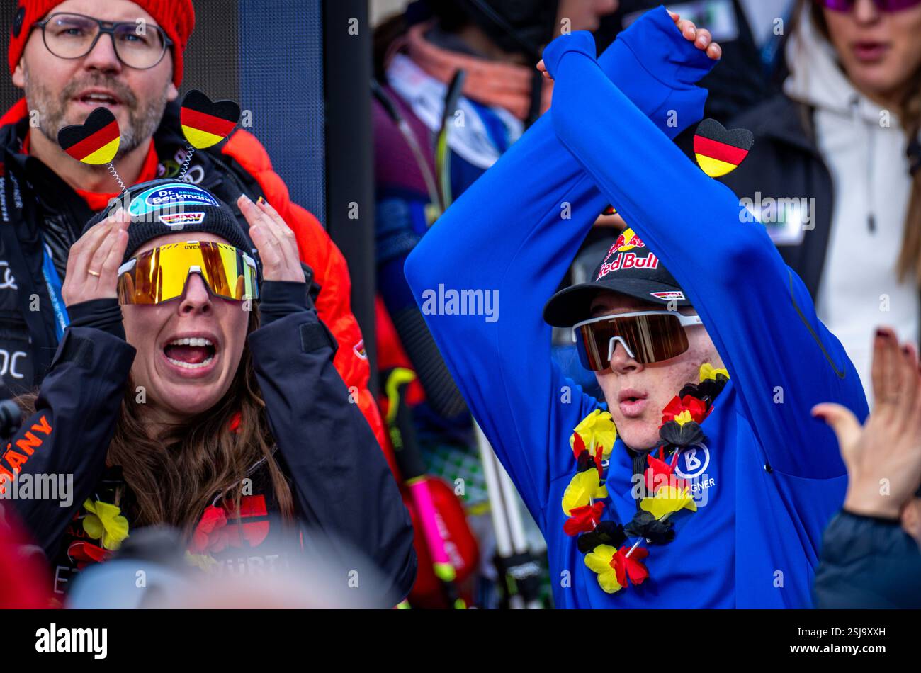 Saalbach Hinterglemm, Austria. 11th Feb, 2025. Alpine Skiing: World ...