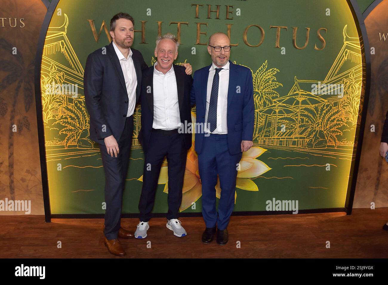David Bernad, , Mike White und Mark Kamine bei der Premiere der 3 ...