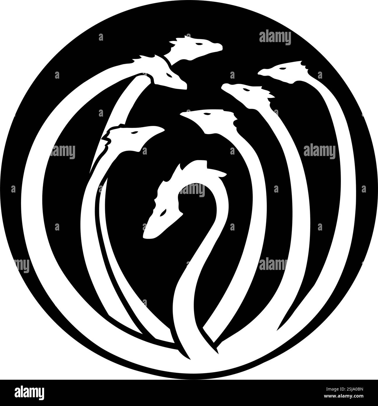 Multi headed monster Cut Out Stock Images & Pictures - Alamy