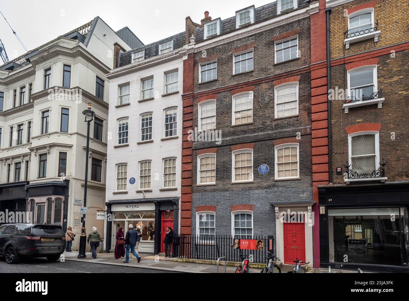 London, February 11th 2025: The Handel / Hendrix house in Brook Street ...