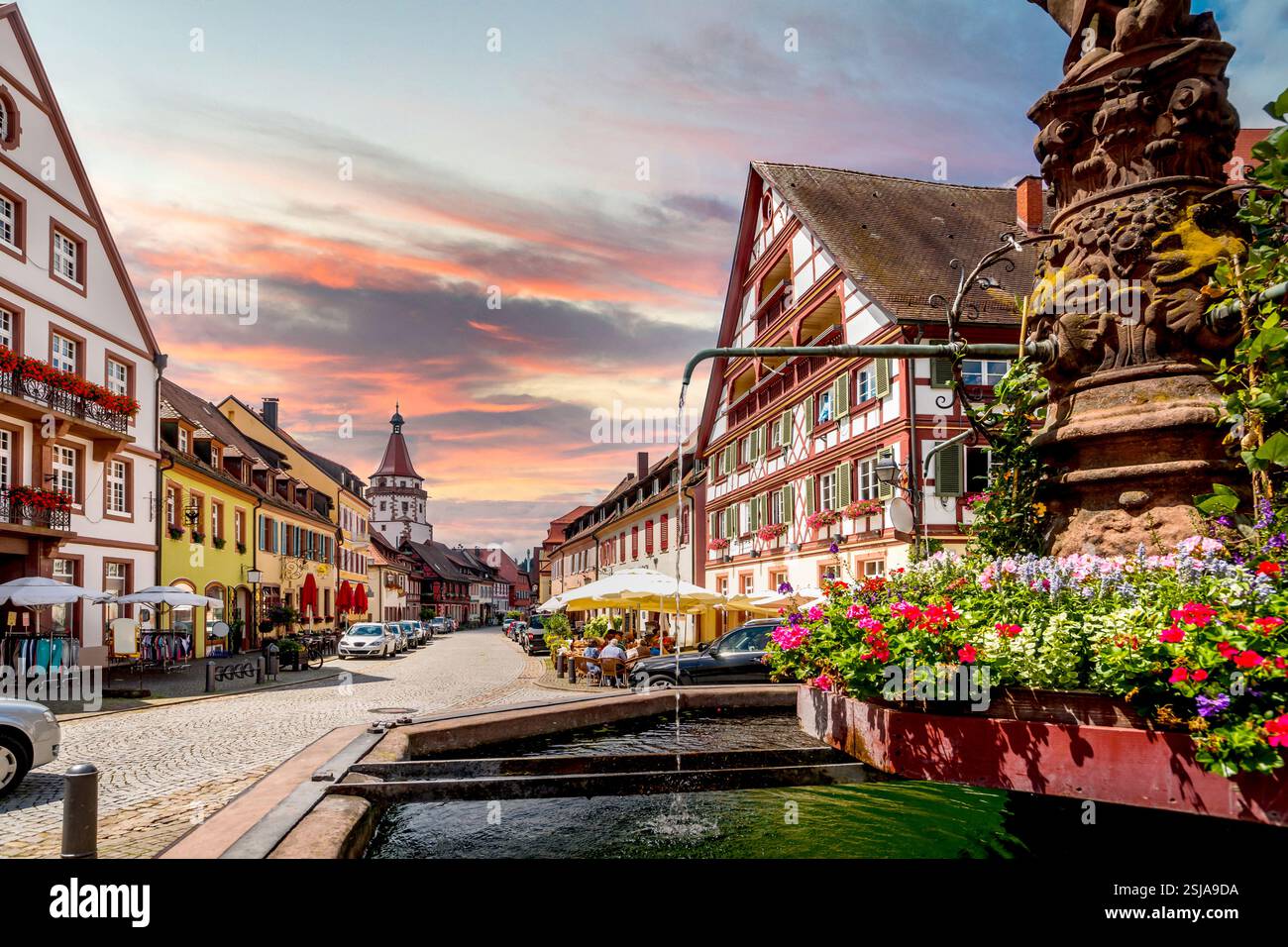Old city of Gengenbach, Black Forest, Germany Stock Photo - Alamy