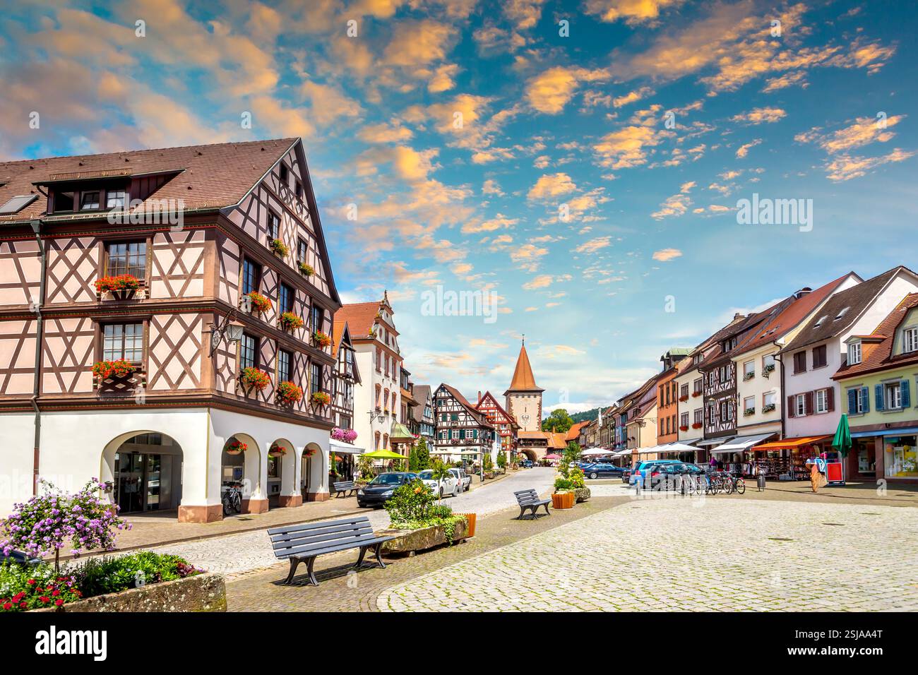 Old city of Gengenbach, Black Forest, Germany Stock Photo - Alamy