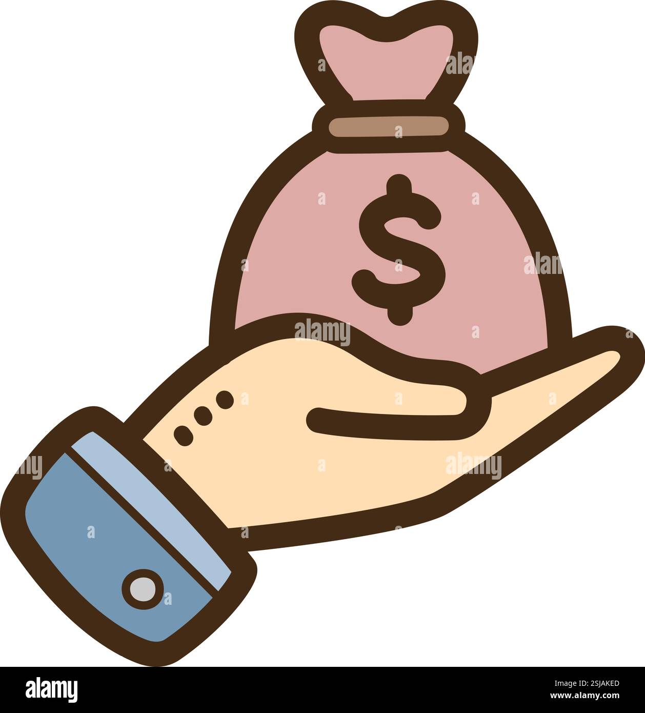 Capital vector doodle illustration and graphic. Part of finance ...