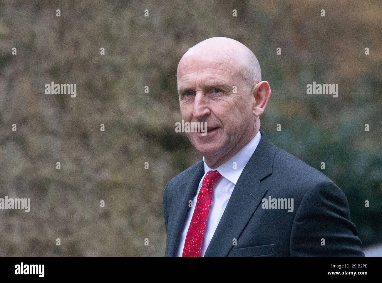 London, England, UK. 11th Feb, 2025. JOHN HEALEY, Secretary of State for Defence, arrives at 10 ...
