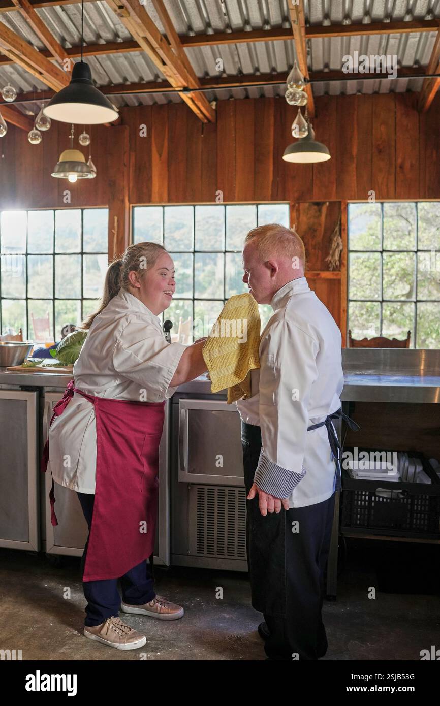 Two cooks in restaurant hi-res stock photography and images - Alamy
