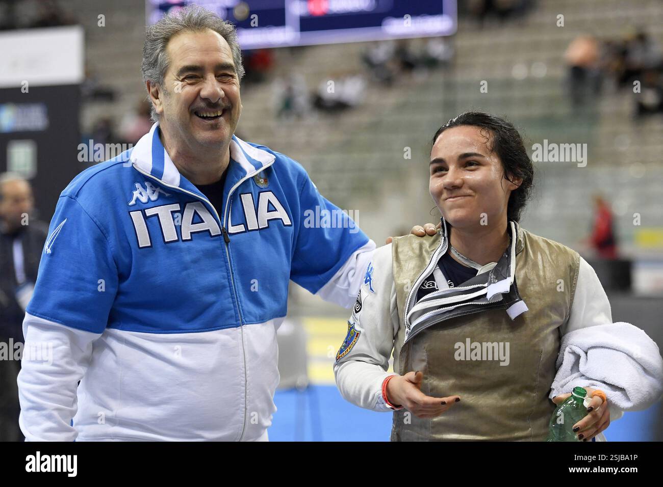 Turin, Italy. 09th Feb, 2025. Italy, Turin 9 February 2025 Inalpi Arena ...