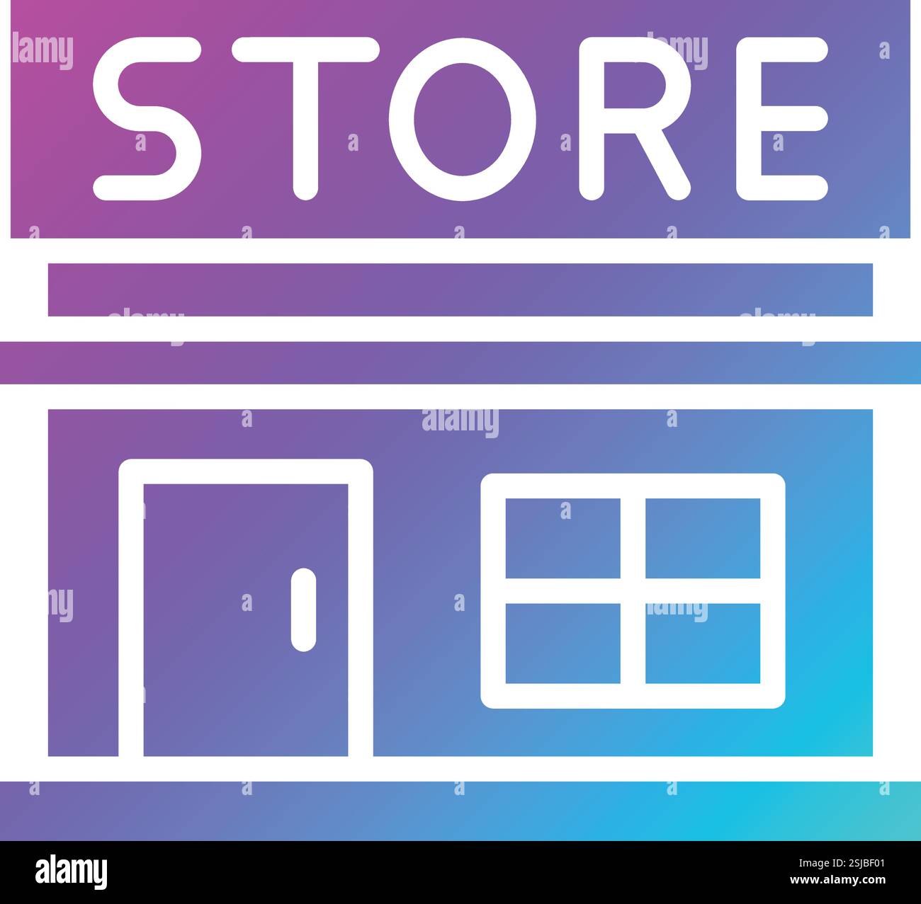 Grocery store Vector Icon Design Illustration Stock Vector Image & Art ...