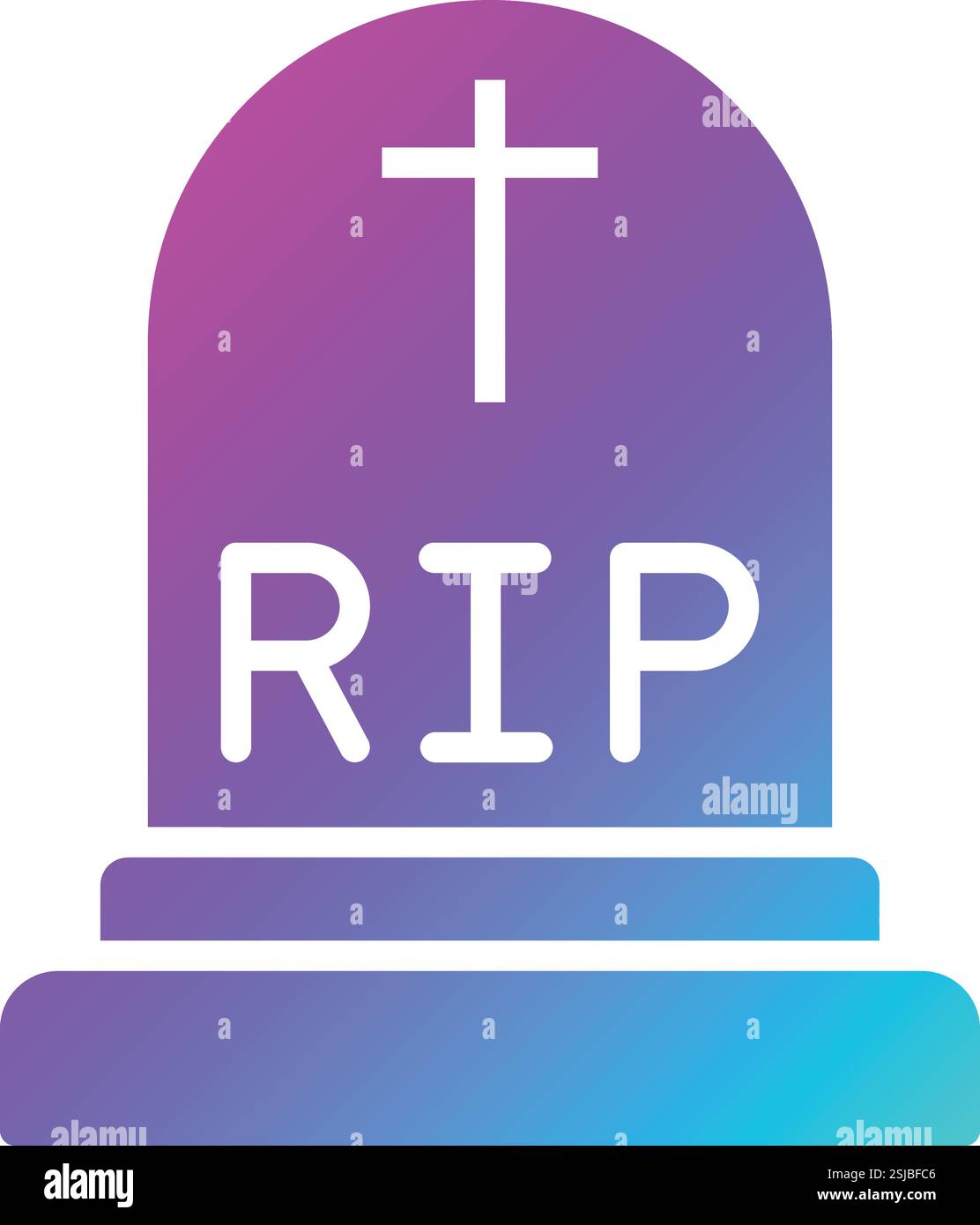 Grave Vector Icon Design Illustration Stock Vector Image & Art - Alamy