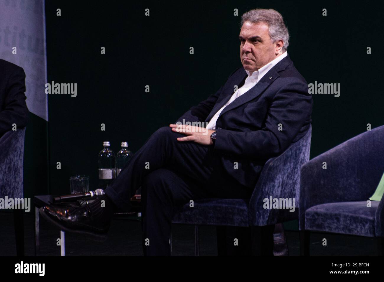 Rome, Italy. 11th Feb, 2025. CISL General Secretary Luigi Sbarra seen ...