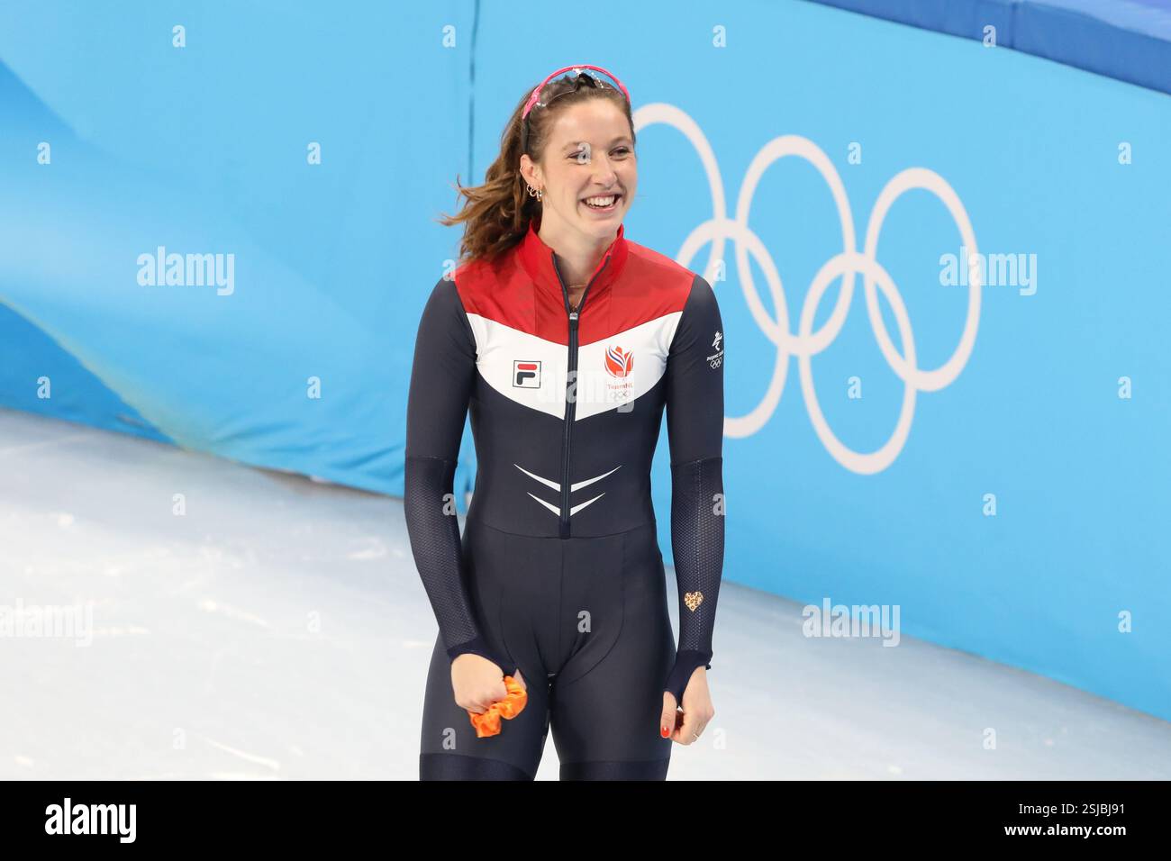 FEB 11, 2022 - Beijing, China: Suzanne Schulting of Netherlands ...