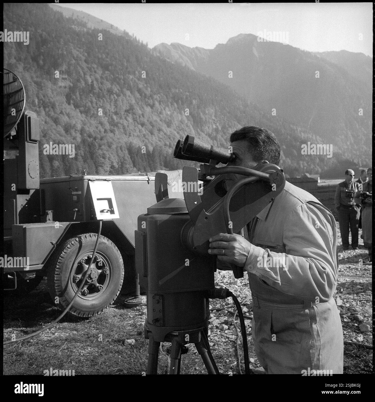 Soldat an Fliegerabwehr-Lenkwaffe, Studen 1959#Soldier at anti-aircraft ...