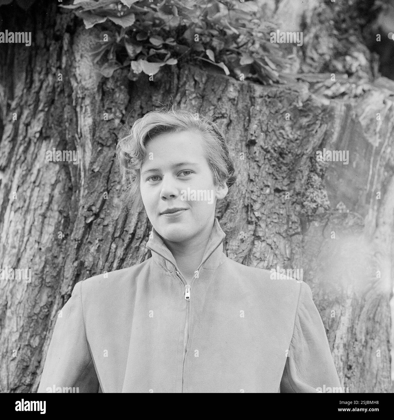 Schauspielerin Maria Schell, ca. 1945#Actress Maria Schell, ca 1945 ...