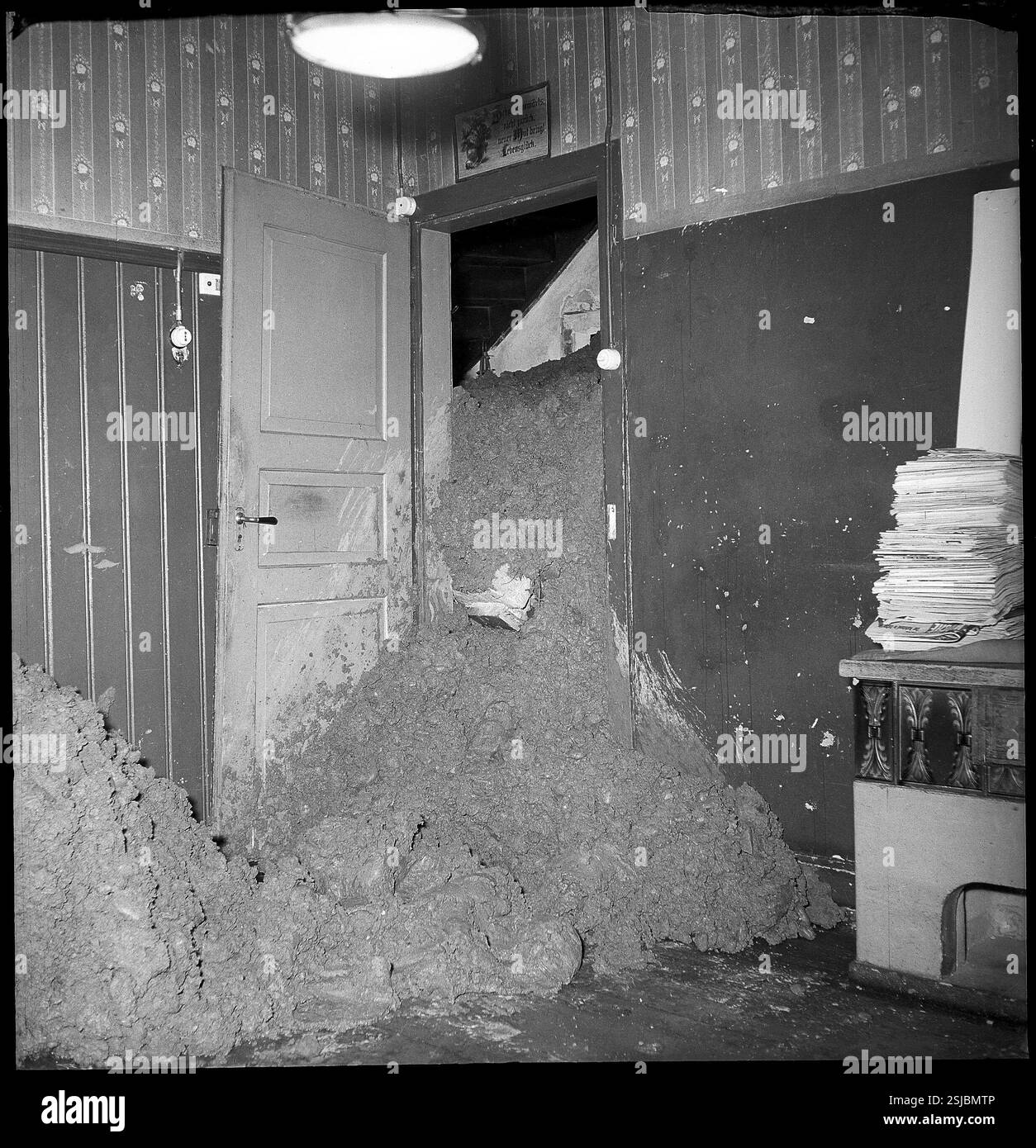 After avalanche Black and White Stock Photos & Images - Alamy