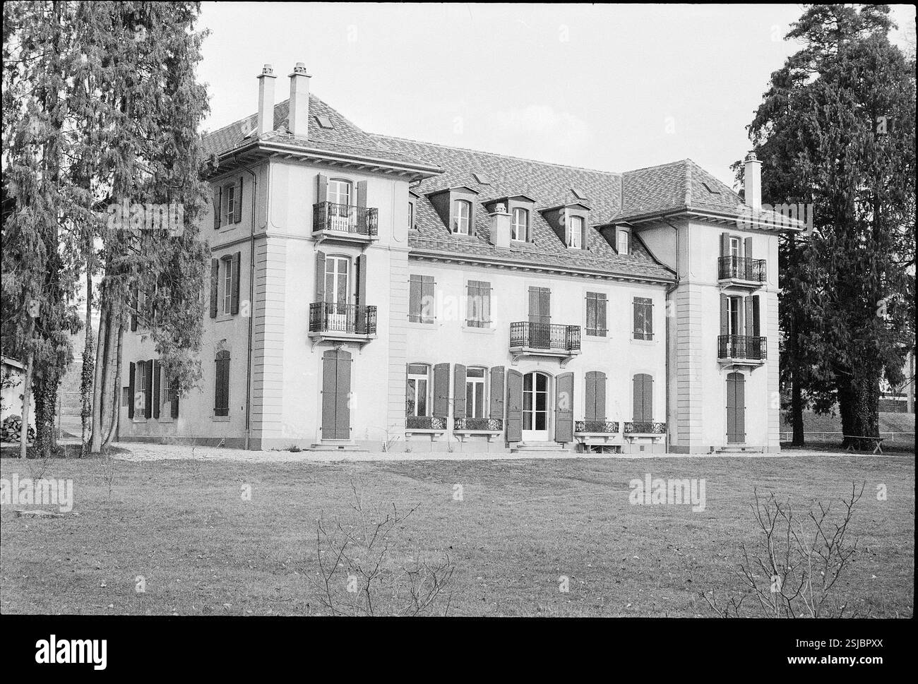 Lausanne: Château de Vidy, Sitz des IOK; 1969#Lausanne: Château de Vidy ...