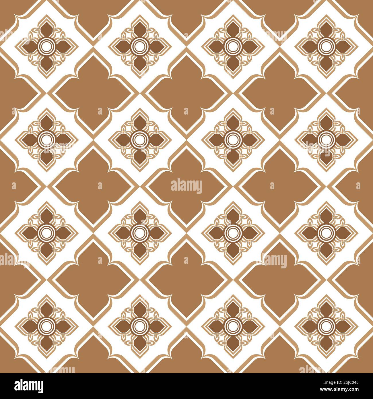 A soft Rustic Tribal Pattern in pastel brown, featuring earthy Aztec ...