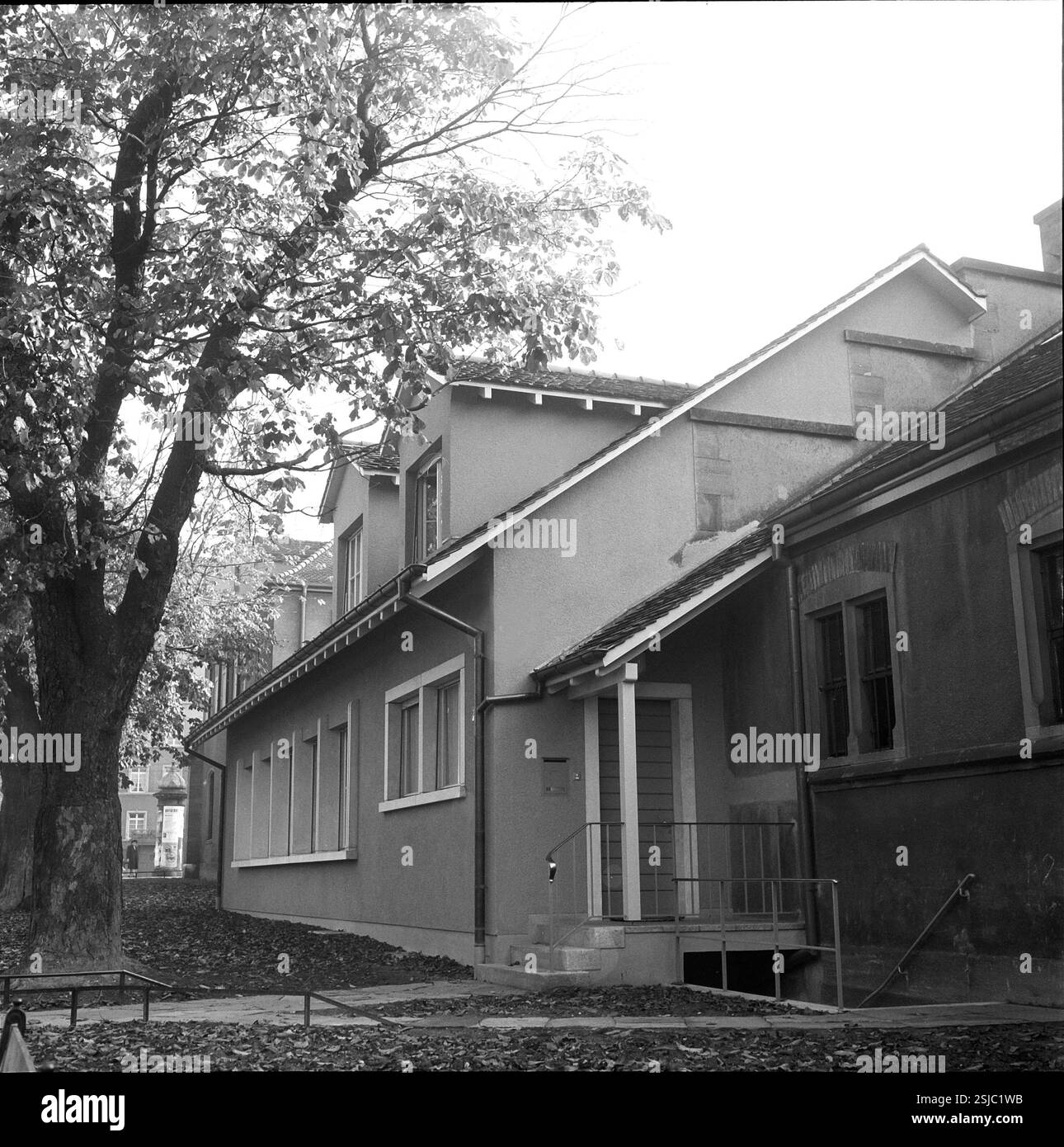 Soldatenheim Kaserne Basel 1954#Soldiers home barracks Basel 1954- RDB BY DUKAS Stock Photo - Alamy