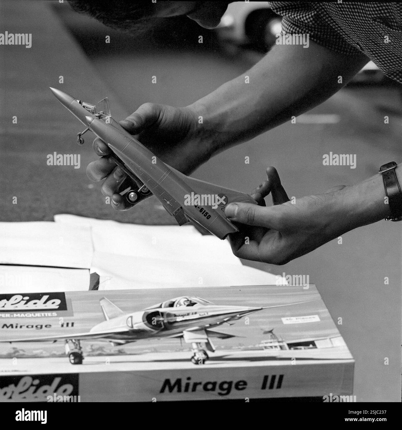 Mirage III Modell-Bausatz, 1964#Mirage III model kit, 1964- RDB BY ...