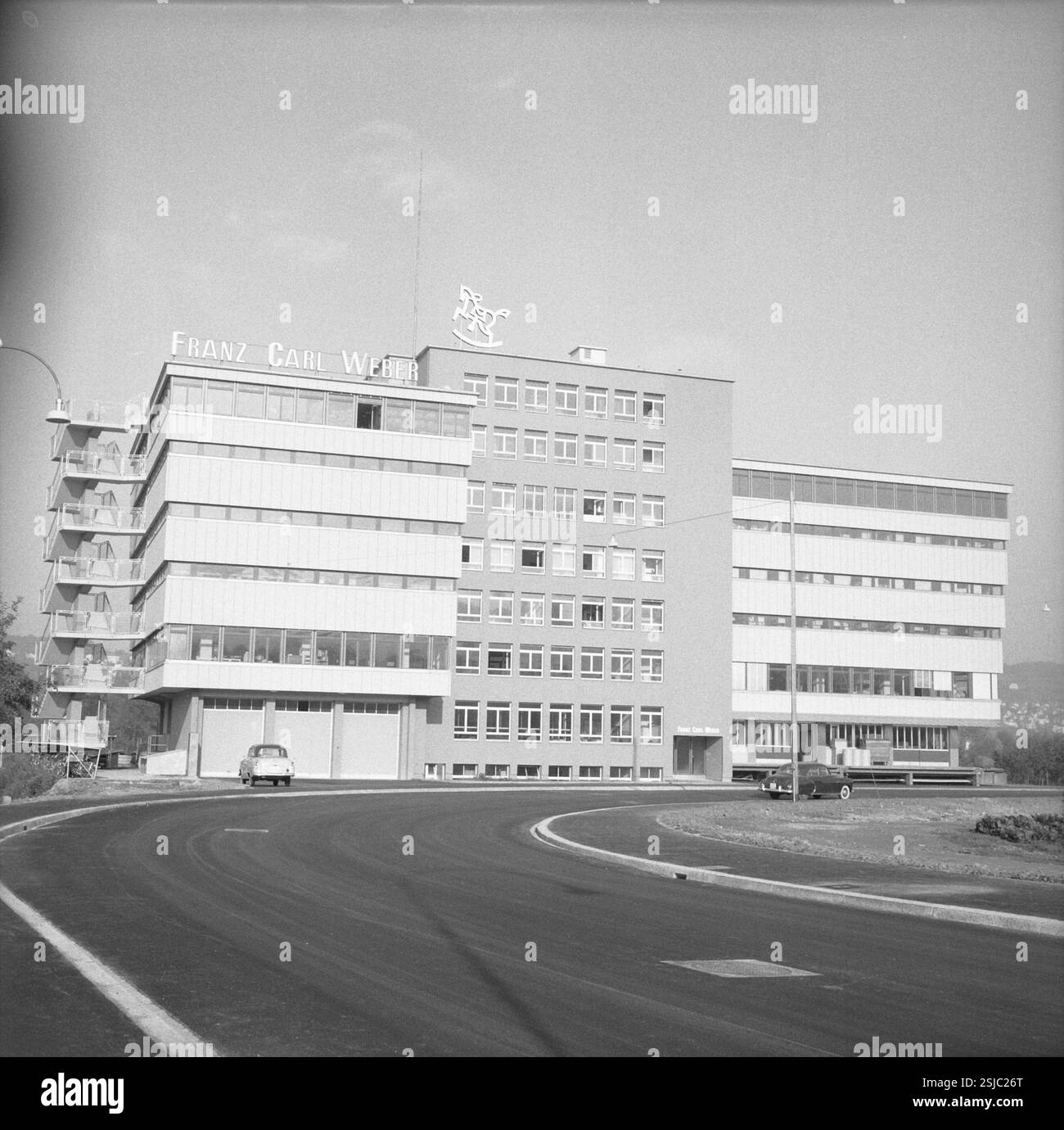 Lagerhalle von Franz Carl Weber, 1955#Warehouse of Franz Carl Weber ...