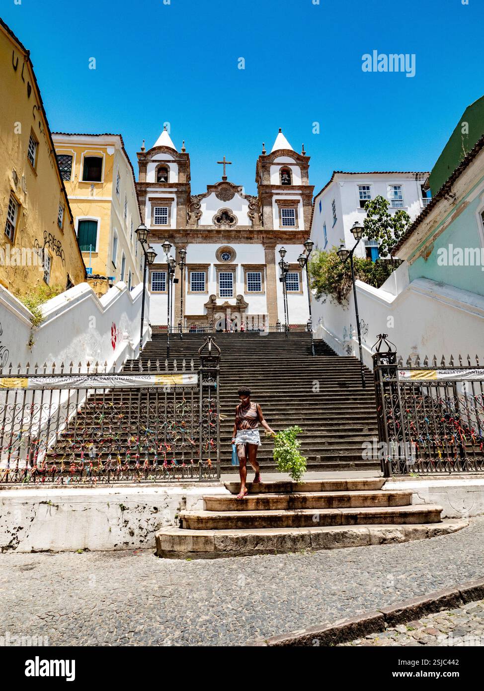 03.02.2025 Salvador de Bahia, Brazil. The Church Igreja do Santíssimo ...