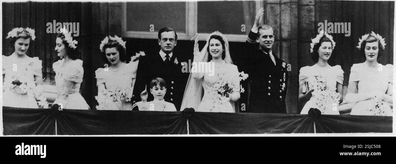 Hochzeit von Elizabeth II. und Lt. Philip Mountbatten#Wedding of Elizabeth II. and Lt. Philip ...