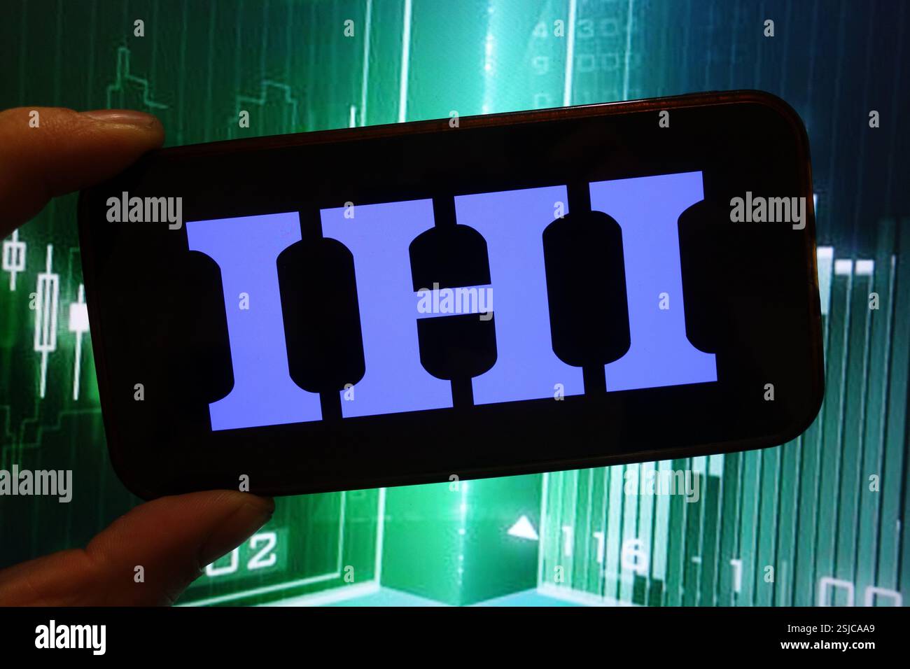 Poland. 7th Feb, 2025. In this photo illustration, the IHI Corporation ...