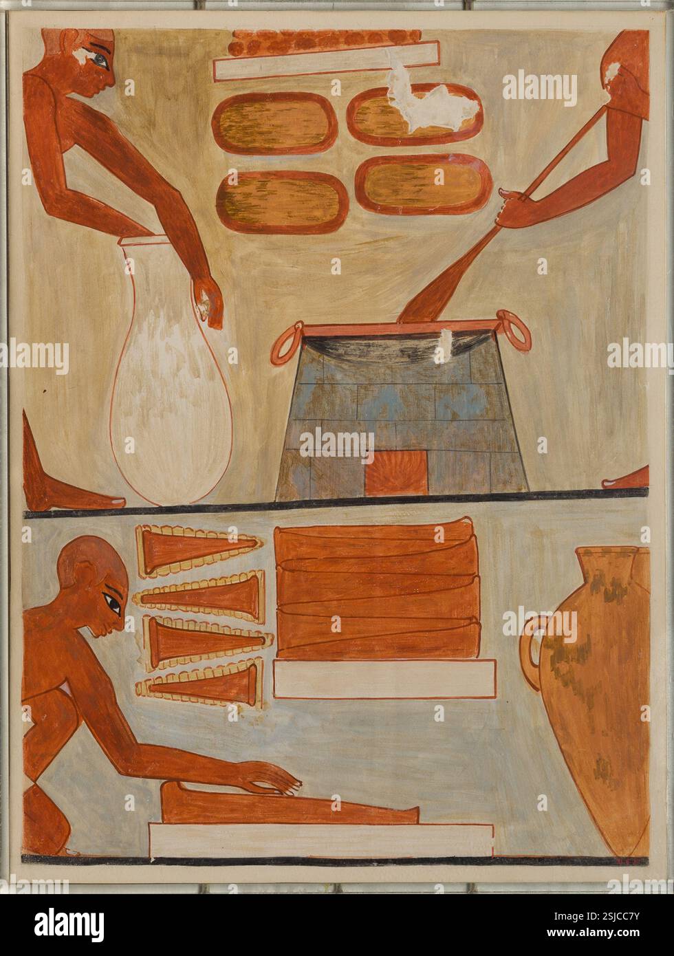 Rekhmire (TT 100), bakers - The Theban Tomb TT100 is located in Sheikh ...