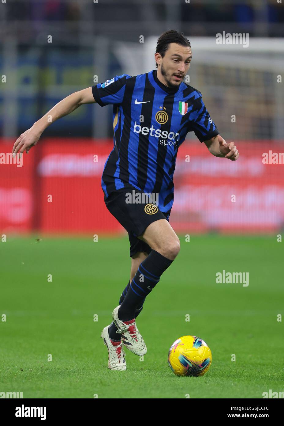 Milan, Italy. 10th Feb, 2025. Matteo Darmian of FC Internazionale ...