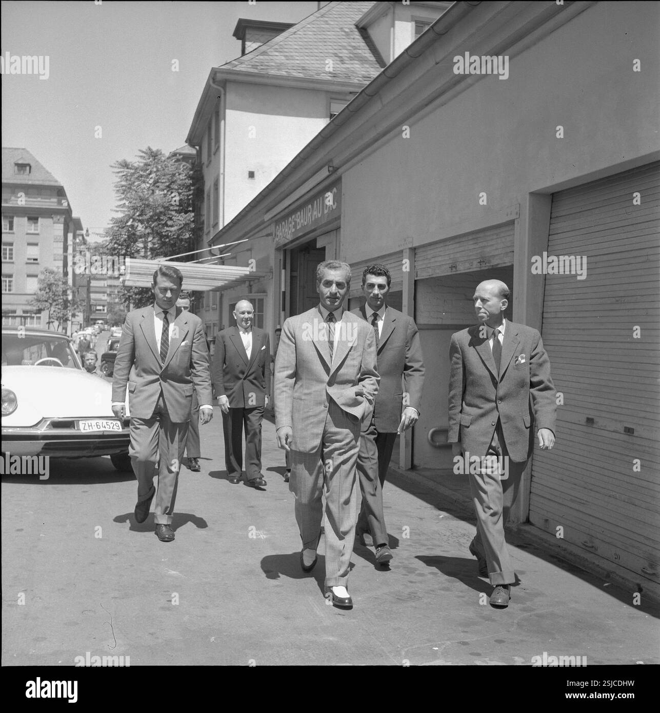 Reza Pahlavi, Schah von Persien, in Zürich 1957#Reza Pahlavi, Shah of ...