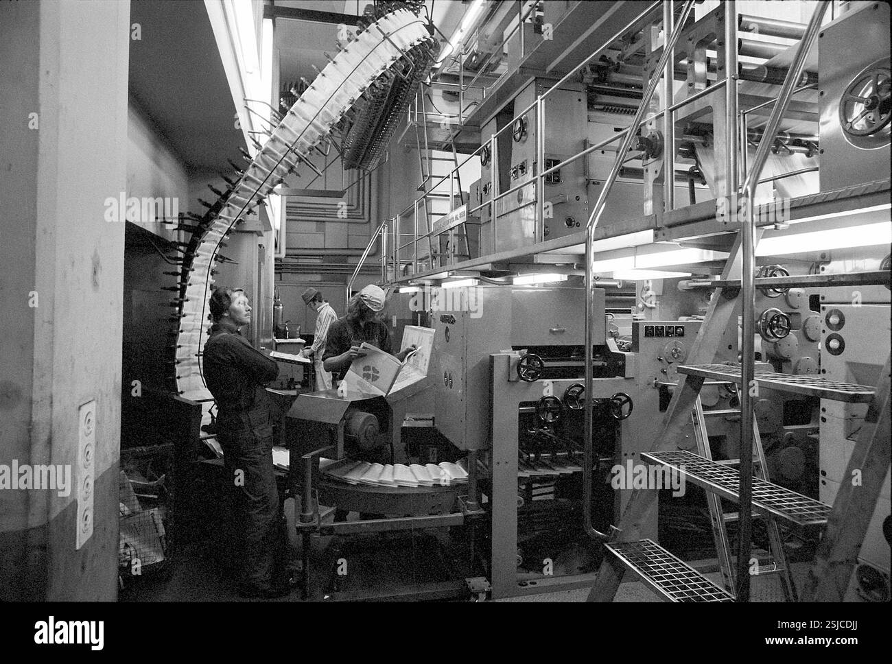 Rotations-Druckmaschinen der Jean Frey AG, 1973#Rotary printing press ...
