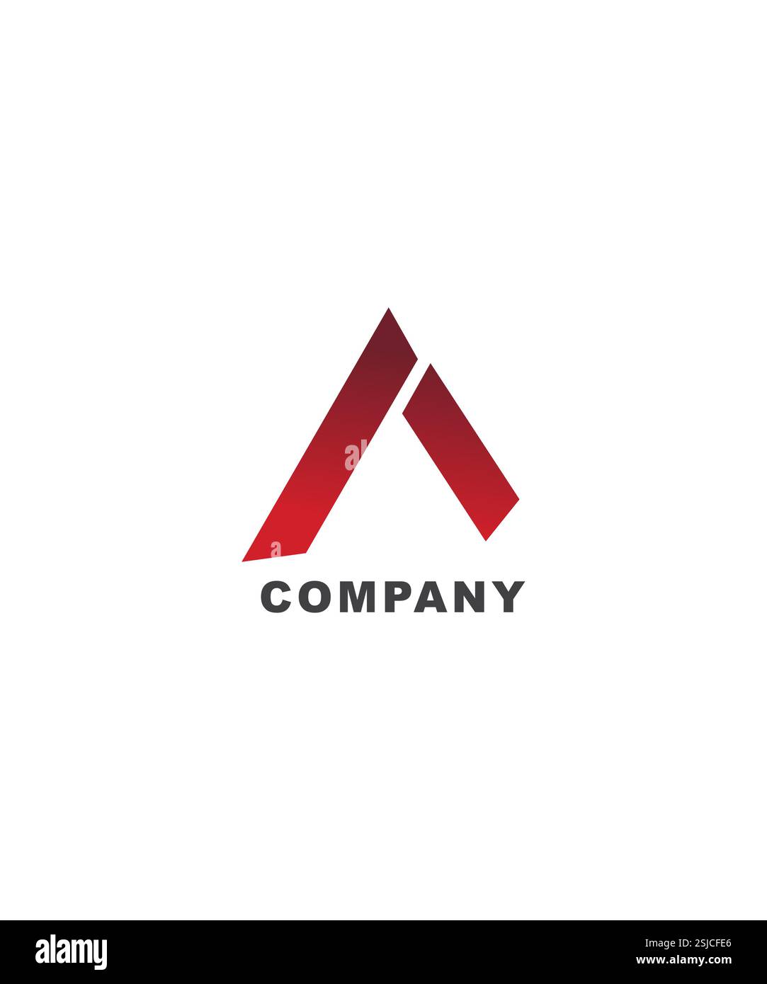 Abstract Red Company Logo Design Vector, Triangle Company Logo Stock ...