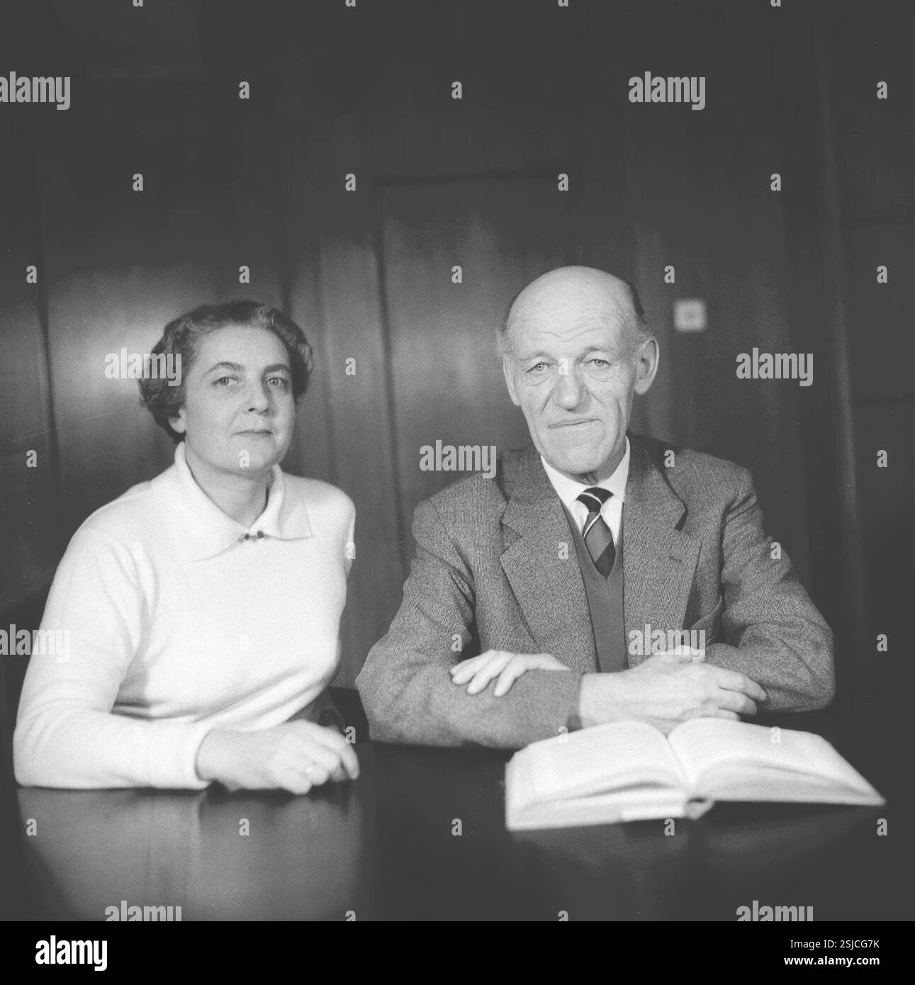 Georg Gautschi, Gründer der Dolder Kunsteisbahn mit seiner Frau#Georg ...