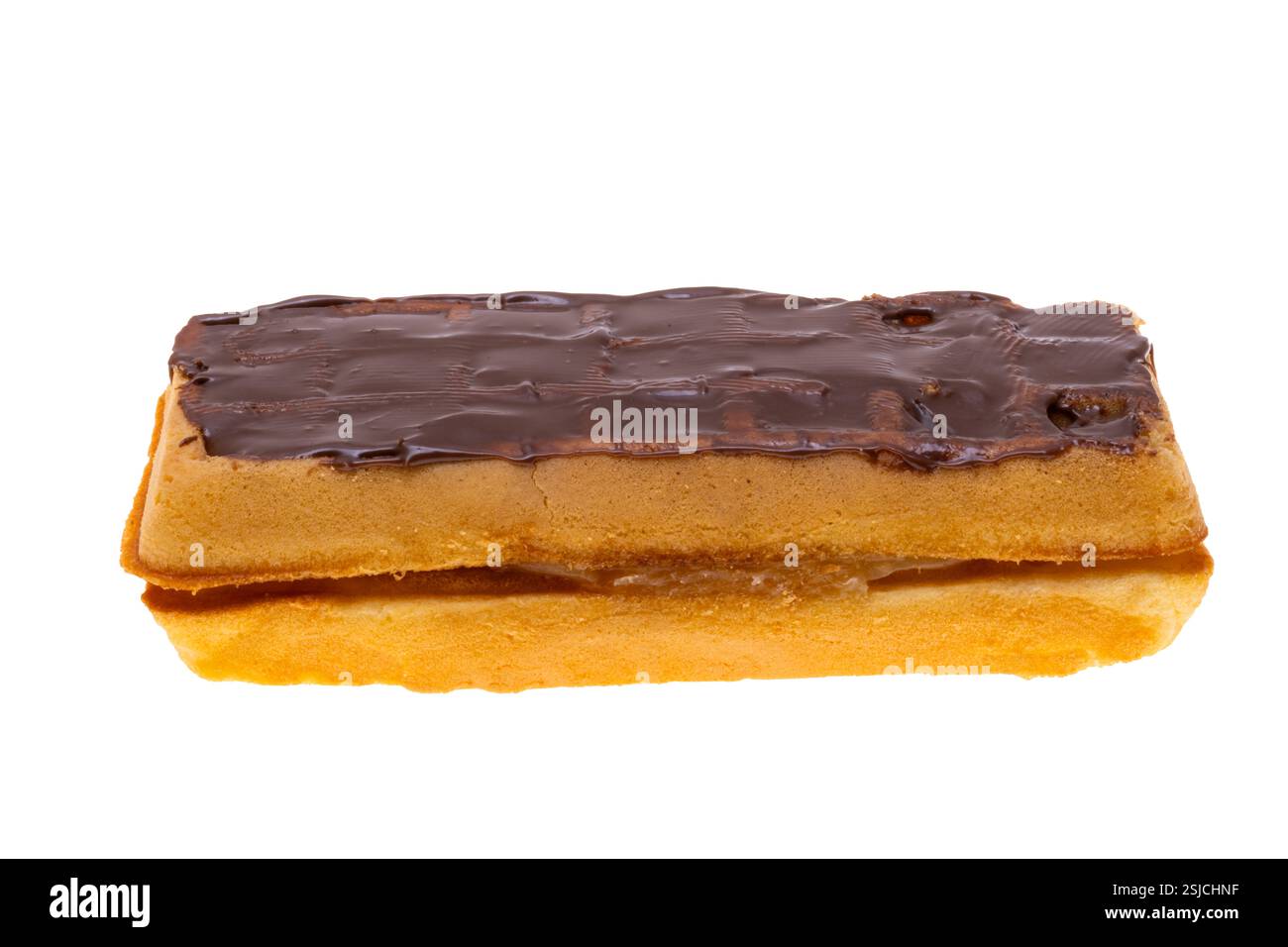 sponge wafers isolated on white background Stock Photo - Alamy