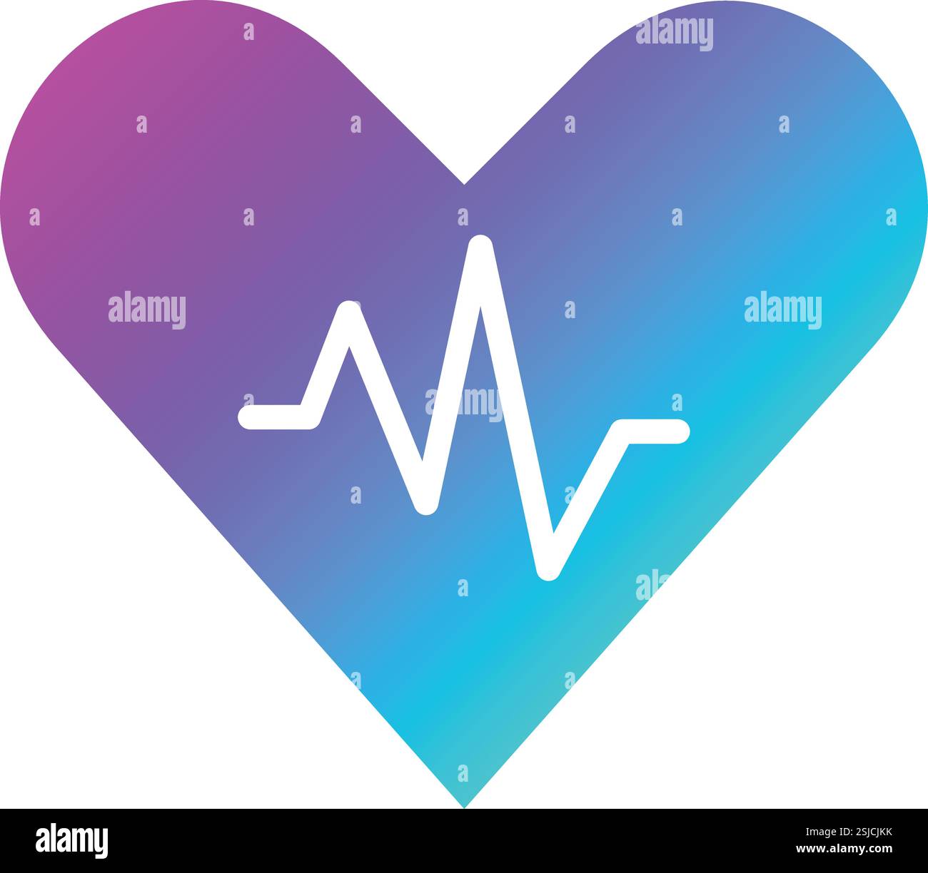 Heart rate thin line Stock Vector Images - Alamy