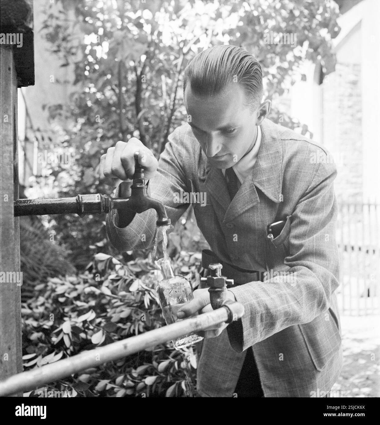 Typhus Epidemie Glion 1945: Wasserprobe#Typhoid epidemic Glion 1945 ...