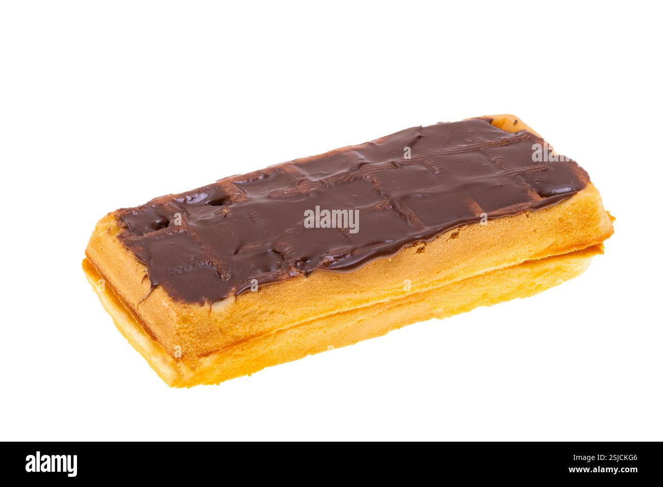 sponge wafers isolated on white background Stock Photo - Alamy